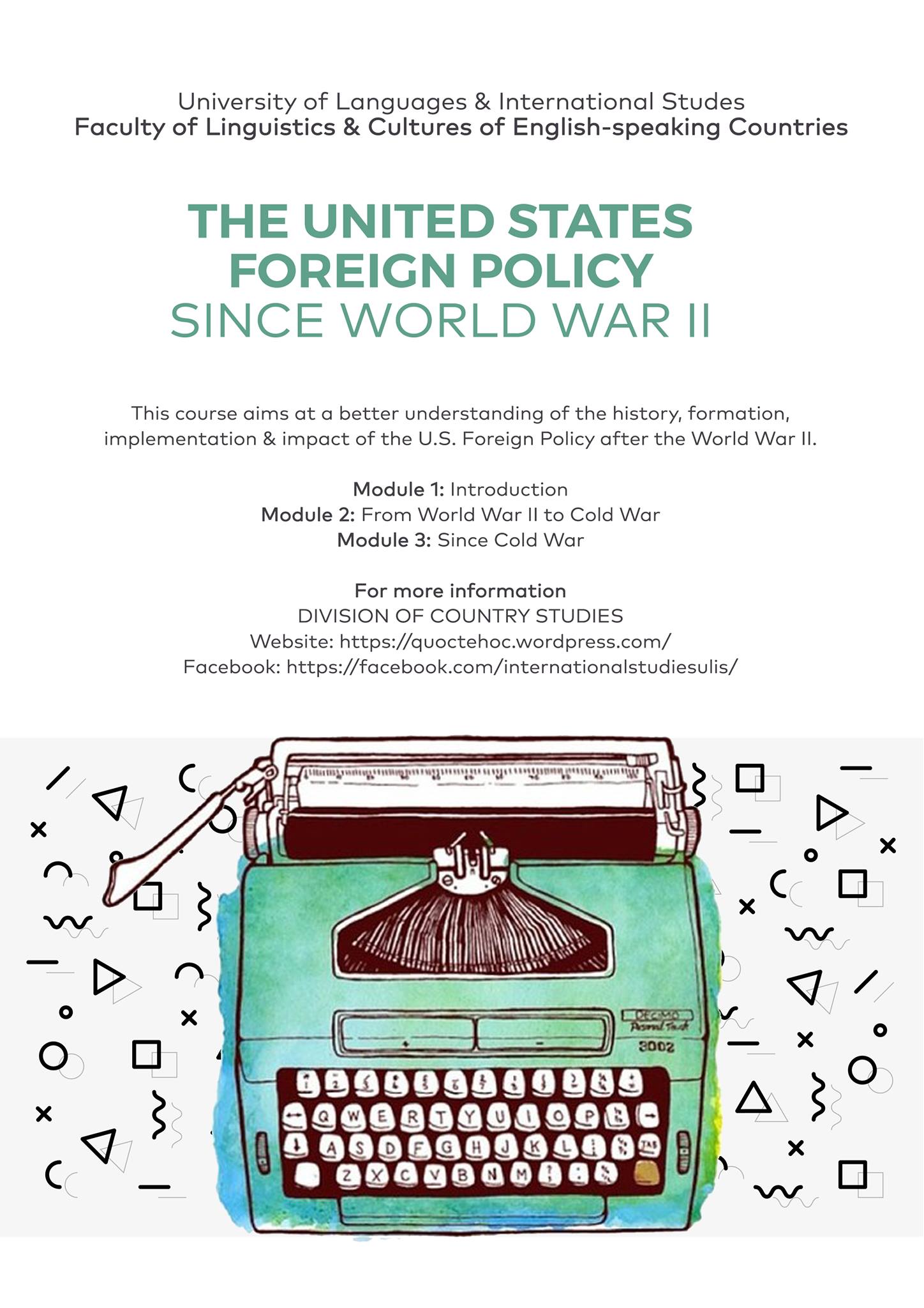 INTERNATIONAL STUDIES COURSES – Khoa Ngôn ngữ & Văn hóa các nước nói ...